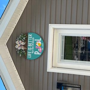 Front Door Decor Simply Blessed Year Round Wreath Front Door Wreath ...