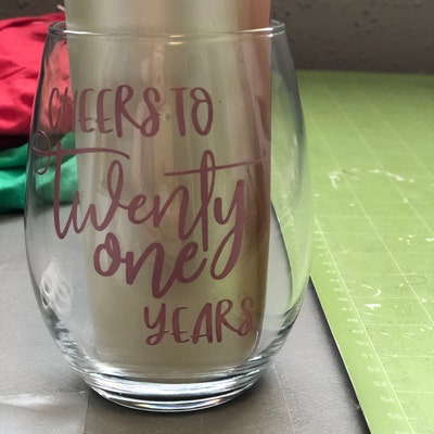 Twenty One Hand-lettered Style SVG, DXF, & PNG, Files, Design, Cricut ...