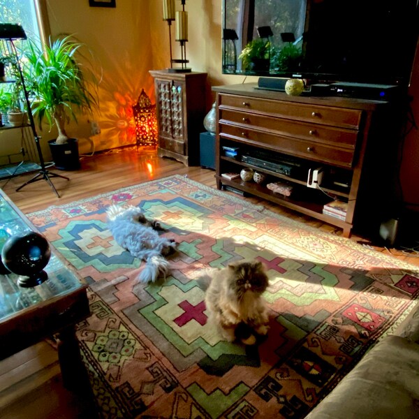 Vintage Old Style Rug, Antique Turkish Rug, Old Fashioned Rug, Area ...