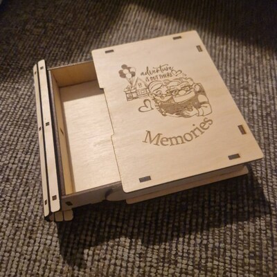 Slider Book Box Laser Cut Svg Files, Wood Gift Slider Book Box, Vector ...