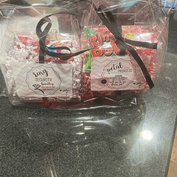 Will You Be My Proposal Flower Girl Proposal Box, Personalized Mini ...