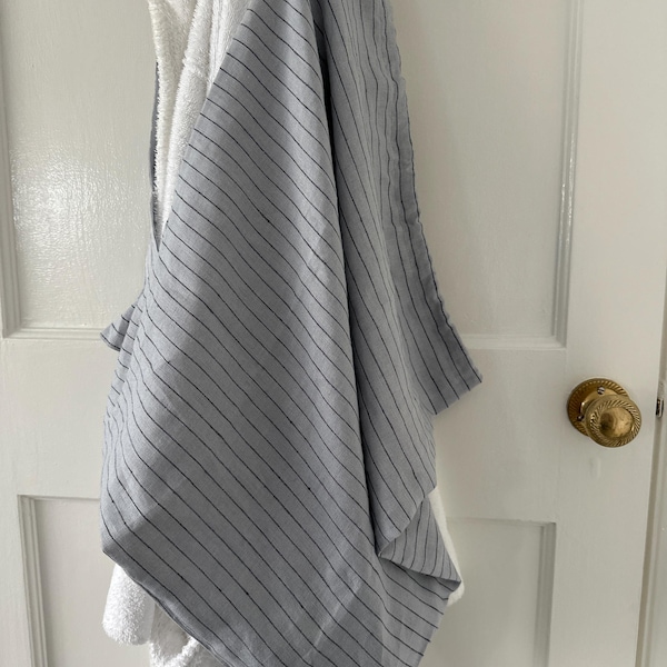 Linen Laundry Bag, Large Hanging Laundry Bag With Handle and Loops ...