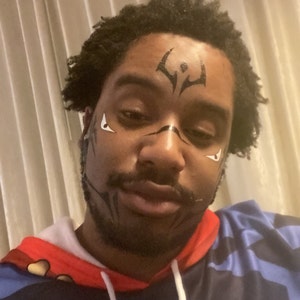 Inumaki Toge Temporary Face Tattoos 2 Sets 4 Tattoos - Etsy