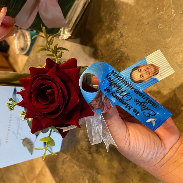 Memorial Ribbon, Personal Memorial Ribbons, Awareness Robbins, Custom ...