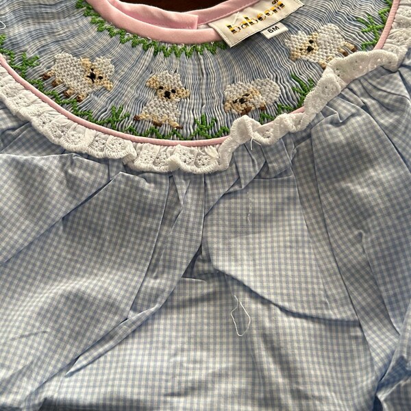 THE NUTCRACKER Hand-smocked Girl's Bishop Bubble Nutcracker Smocked ...