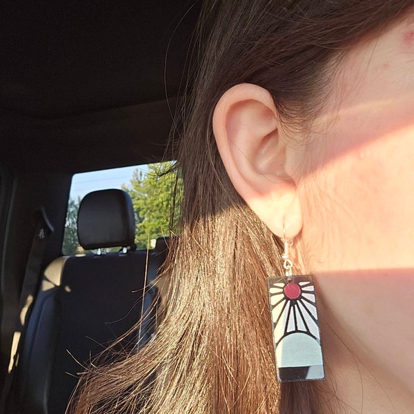 Stop Sign Earrings - Etsy