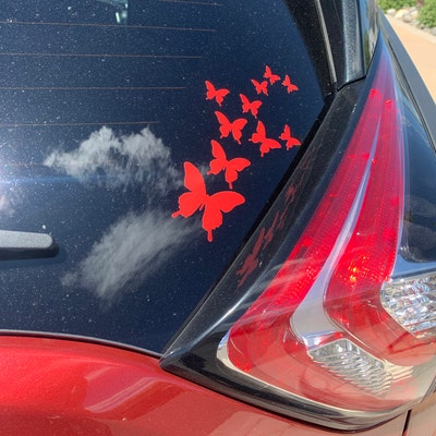 Butterfly Swarm Vinyl Decal Swarm of Butterflies Decal Vinyl Decal for ...