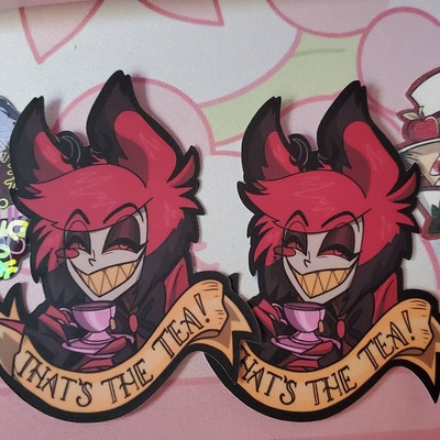 Thats the Tea hazbin Hotel Alastor Sticker - Etsy
