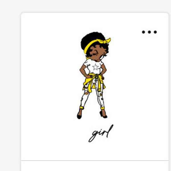 Betty Poop Steelers Girl Digital - Etsy