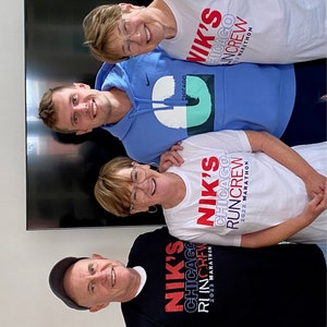 Custom Running Crew T-shirt, Family Matching Shirts, Group Spectator ...