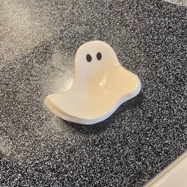 Ghost Spoon Rest: Halloween Coffee Bar Decor, Goth Home - Etsy