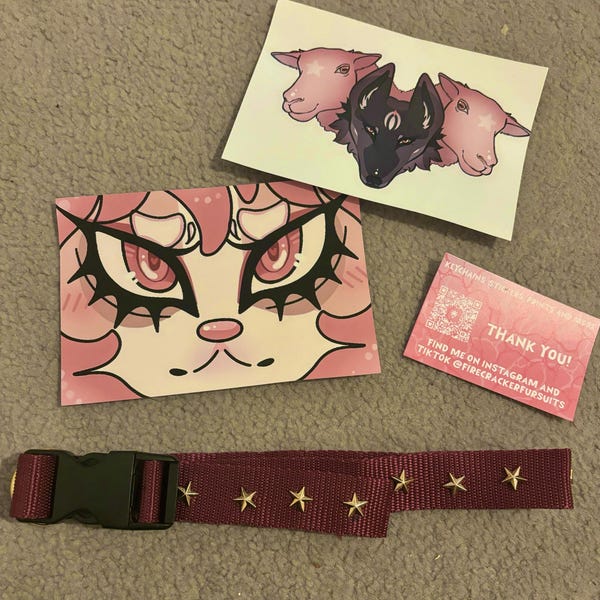 Custom Fursuit Lanyard Pack Furry Fursona Con Badge - Etsy