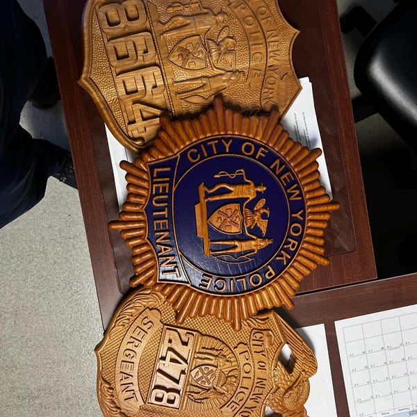 NYPD Sergeant Badge STL, Digital 3D Model, Tested CNC Model, Digital ...