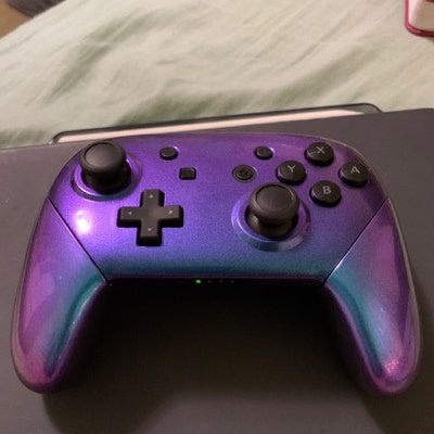Custom Nintendo Switch Pro Controller. Chameleon Color - Etsy