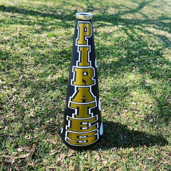 19" Cheer Megaphone Custom for Cheerleading and Personalized for Your ...