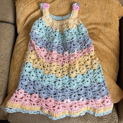 Crochet Dress PATTERN Chantilly Lace Sundress sizes up to 10 Years ...
