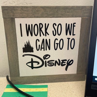 Disney Decor, Disney Addict Decor, Disney Inspired Desk, Disney Lover ...