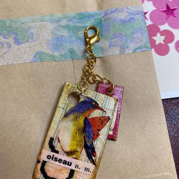 Sewn Paper Collage Strips for Journaling | Distressed Paper ...