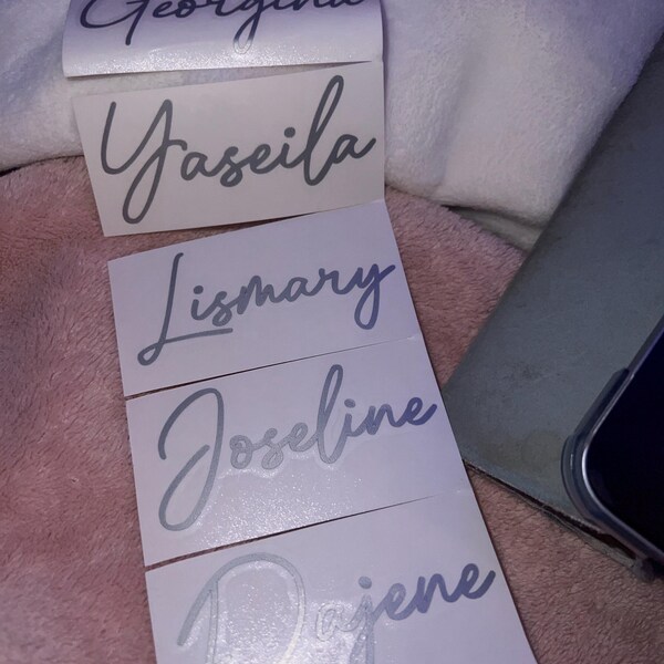 Name Decal, Stickers, Custom Stickers, Custom Name Sticker, Decals for ...