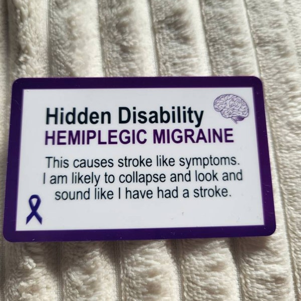 I Am Autistic and Non Verbal Hidden Disability Autism Awareness ID Card ...