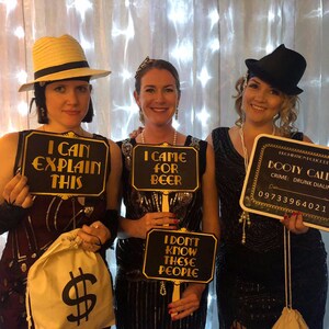 Prohibition Era Printable Party Decor. Great Gatsby Decor. Prohibition ...