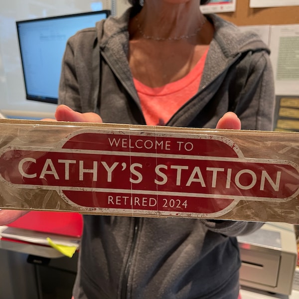 Custom Railway Station Metal Sign – Personalized Retro Industrial ...