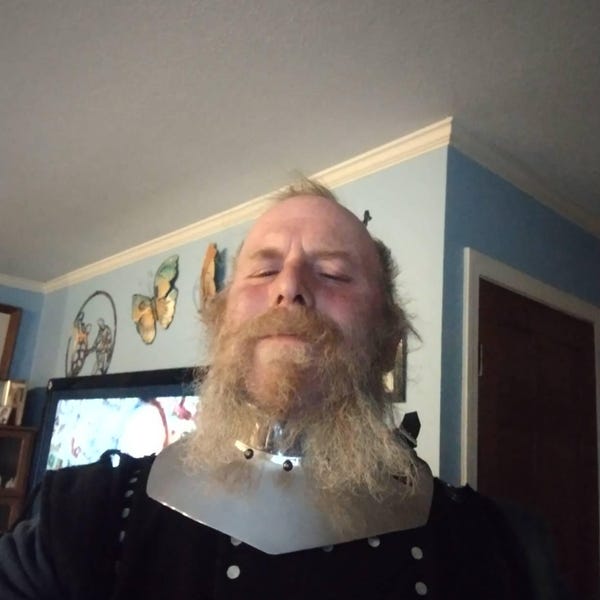 Gorget Neck Guard SCA Larp Armour 18ga Gauge Mild or 16ga Stainless ...