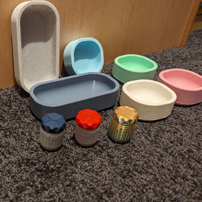 Compact 3D Printed Splendor Game Organizer Customizable Color Inserts ...