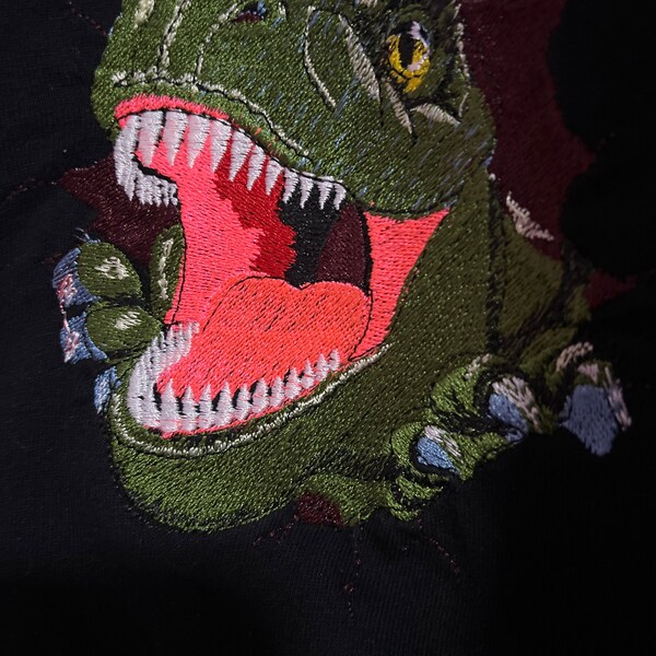 T-rex Machine Embroidery Design - Dinosaur Embroidery Files - 7 Sizes ...