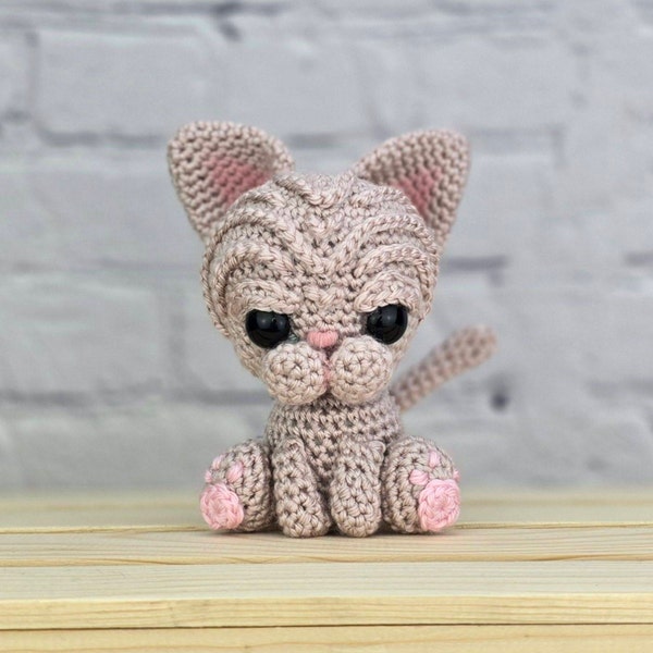 Sphynx Cat PDF Pattern (amigurumi, Crochet , Photo Tutorial, How To) - Etsy