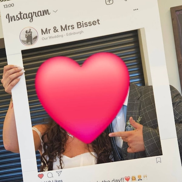 Customisable Social Media Selfie Frame Bespoke Instagram Effect ...
