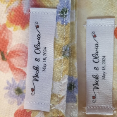 15x70mm,cotton Twill Webbing,flat or Folded Labels,printed Sew-in ...