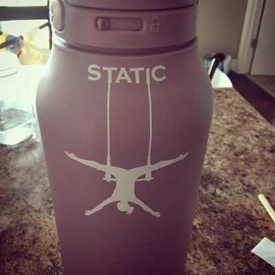 Trapeze Aerialist & Circus Arts Wait for the Hep Acrobat Decal Sticker ...