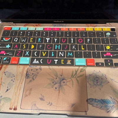 Cut Keyboard Stickers Laptop Keyboard Cover Vinyl MacBook Keyboard ...