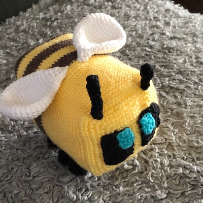 Minecraft Bee Crochet Pattern, Amigurumi Bee, Minecraft Plush 2in1 ...