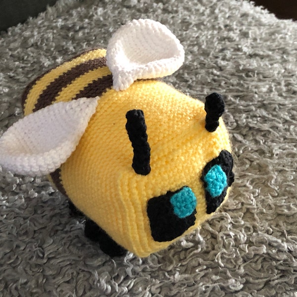 Minecraft Bee Crochet Pattern, Amigurumi Bee, Minecraft Plush - 2in1 ...