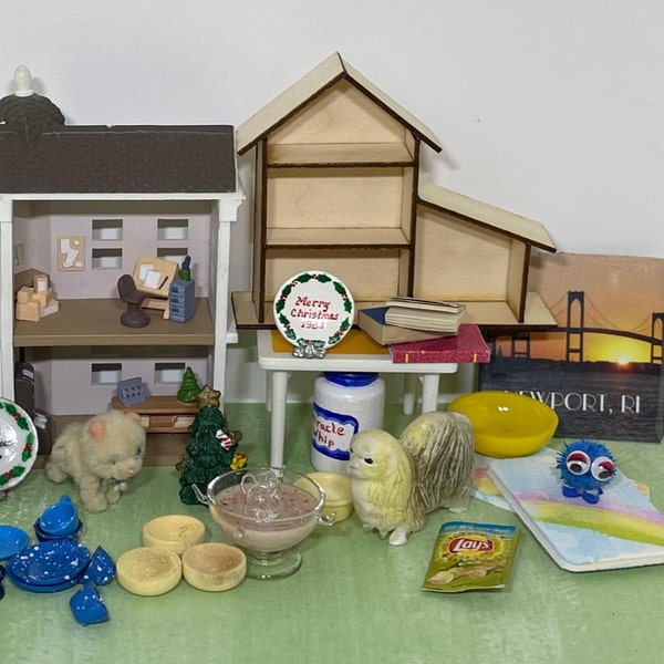 Mini Dollhouse Shadow Box Kit 1:144 Scale - Etsy