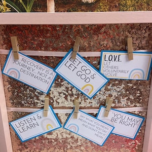 Printable Recovery Bookmarks Alanon, Coda, & 12-step Program Slogans ...