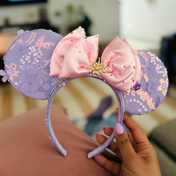 Rapunzel Minnie Ears, Rapunzel Disney Ears, Rapunzel Mickey Ears ...