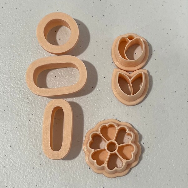 Spring Floral Polymer Clay Cutter No. 3 Tapered Spring Clay Cutter ...