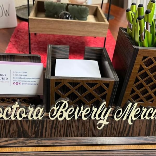 Custom Made Desk Name Plate That Meets Many Needs on Your Desk, Desk ...
