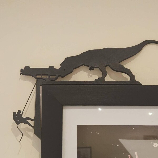 Jurassic Park T-rex Escape Corner Mural - Etsy UK