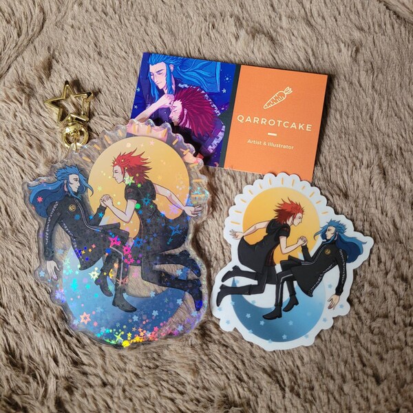 Sea Salt Family 4.25" Acrylic Standee Axel Saix Roxas Xion Kingdom ...