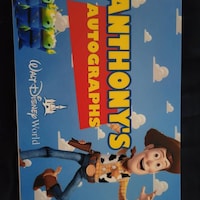 Personalised Frozen elsa / Anna / Olaf Autograph Book Disneyland ...