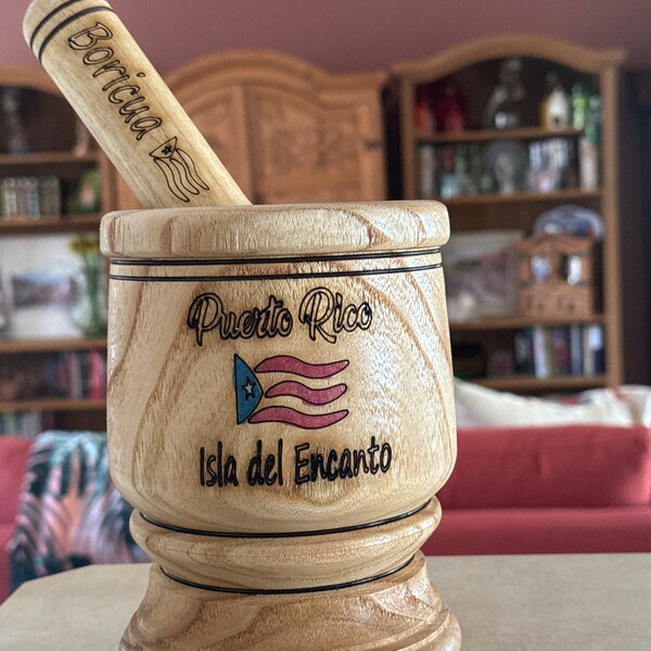 Puerto Rico Mapa Souvenir Puerto Rico Map Laser Engraving Laser Cut ...