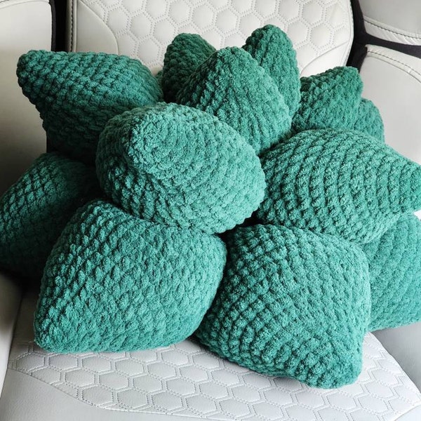 Easy Low-sew Crochet, Large Cherry Blossom Sakura Pillow DIGITAL Home ...