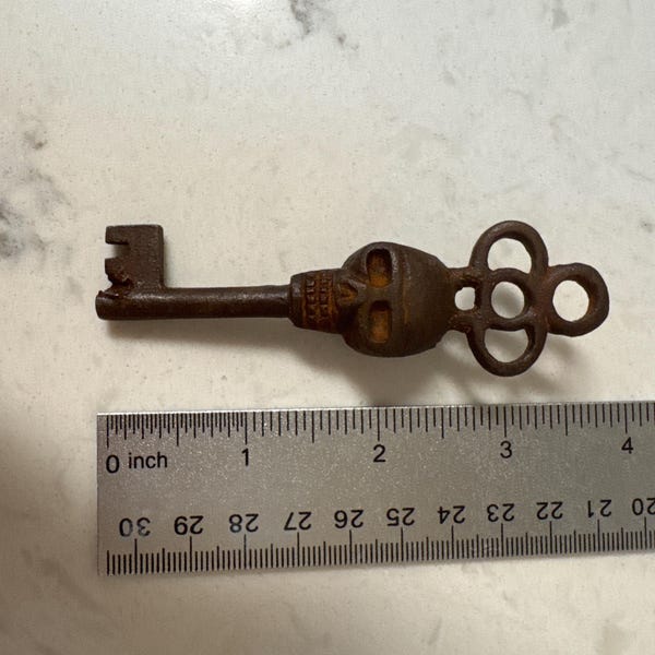 Cast Iron Skeleton Key Medium - Etsy