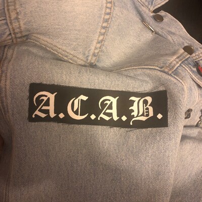 A.C.A.B. DIY Punk Patch ACAB - Etsy