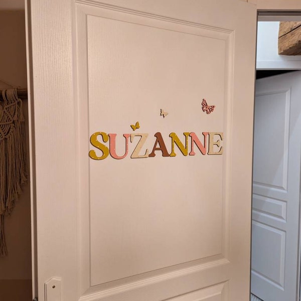 Wooden Name Sign, Wooden Letters, Name Sign, Nursery Letters ...