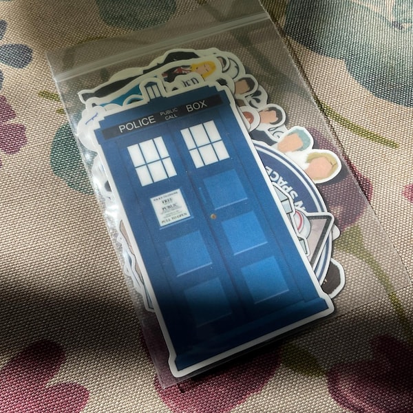 Dr. Who Inspired Sticker Set #1 - Etsy